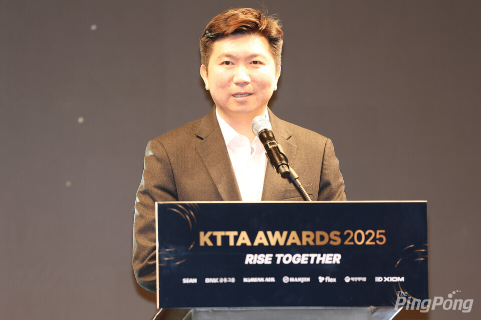 신유빈, 2년 연속 MVP 수상! 더욱 높아진 권위 KTTA AWARDS 2025