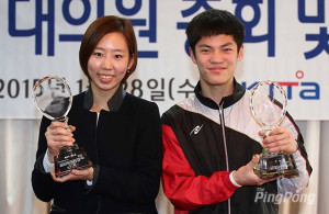 양하은(대한항공), 2014년 한국탁구 MVP!